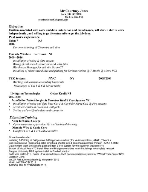 Brutus Barnes resume | PDF