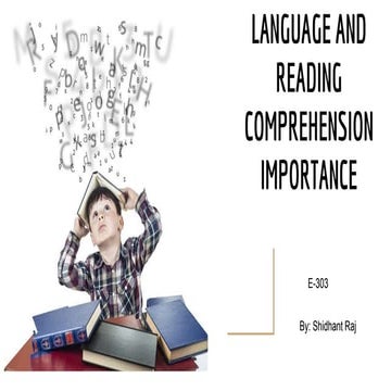 Language comprehension and curriculum ppt | PPT