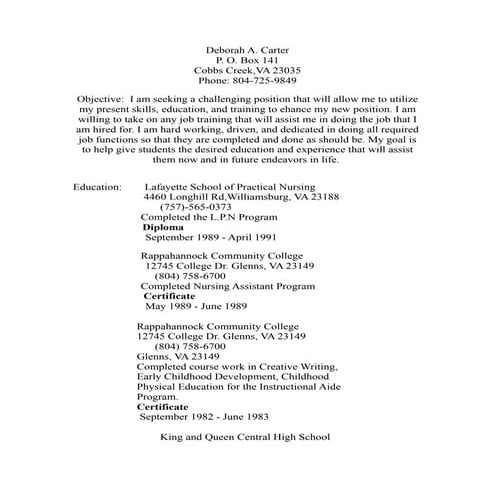 Deborah's Resume.wps