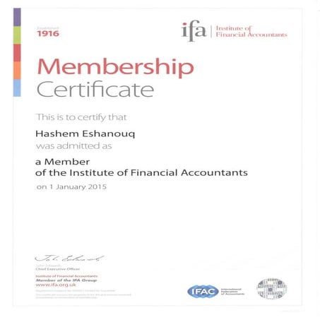 IFA UK Council Membership | PDF