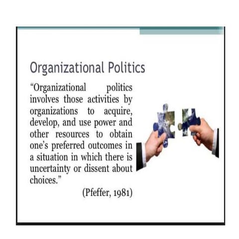 Organizational Politics | PPTX