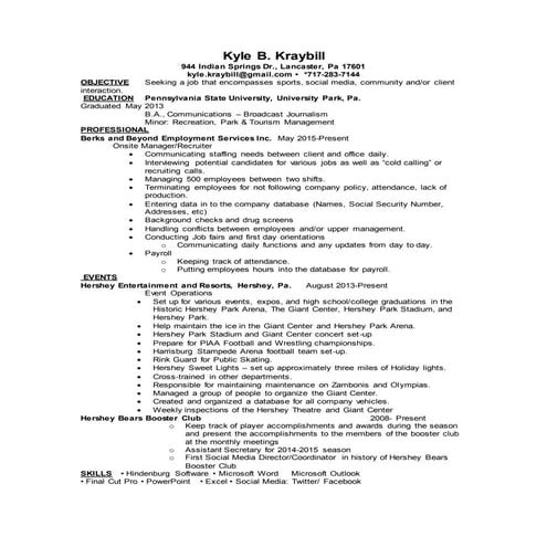 Kyle B resume | DOCX