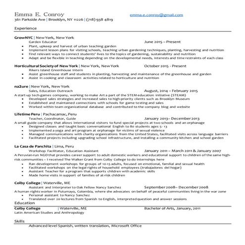 Althea's Resume October 2016 | DOC