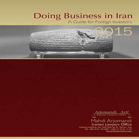 Doing Business in Iran 2015 | PDF