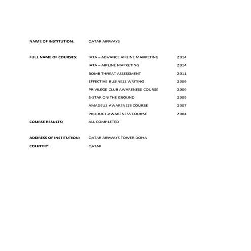 Courses | PDF