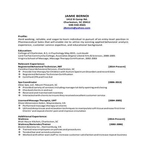 J. Bernoi Resume | DOCX