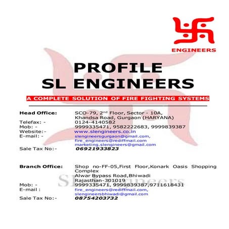 SL ENGINEERS COMPANY PROFILE__ | DOCX