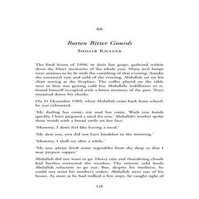 Rotten Bitter Gourds | PDF