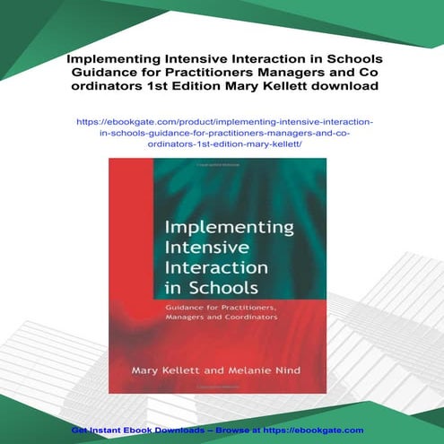 Implementing Intensive Interaction in Schools Guidance for ...