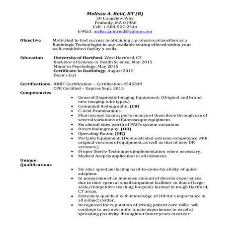 Melissa Reid - Final Resume | DOCX