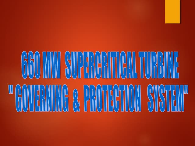 Turbine Governing System | PDF