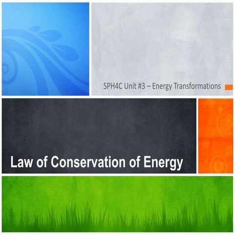 Energy Conservation / Types of Potential Energy | PPT