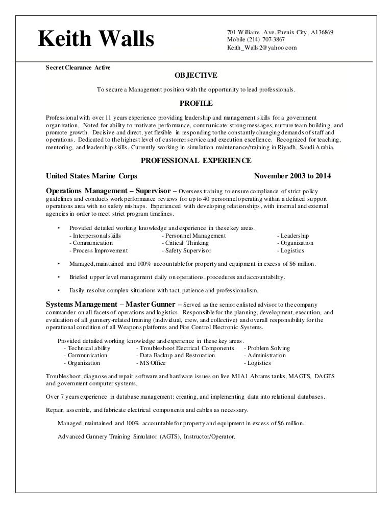 Master Resume Master Resume