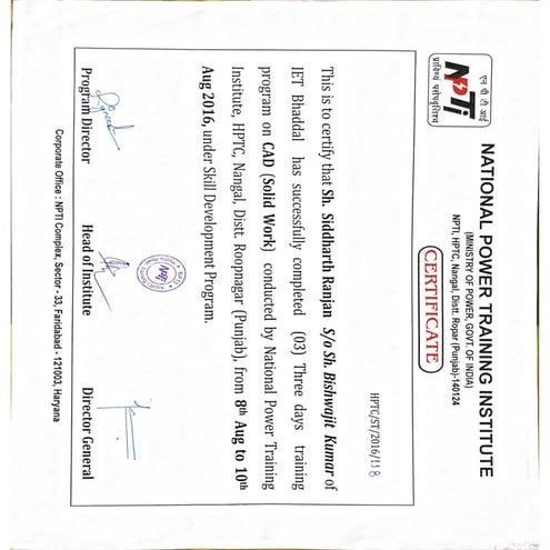 certificate npti | PDF