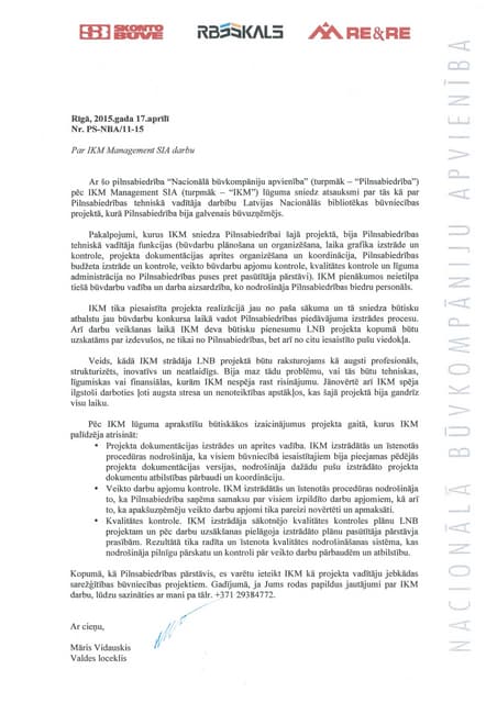 Reference letter IKM from HILL 2013 EN | PDF