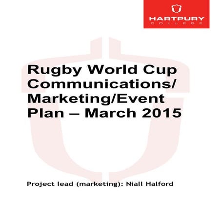 RWC Trophy Tour Comms Plan | DOCX