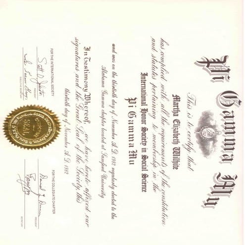 Pi Gamma Mu Honor Society | PDF