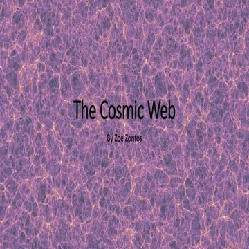 The Cosmic Web | PPT
