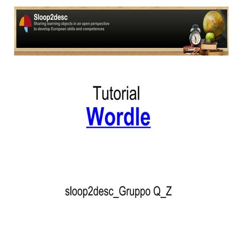 Tutorial Wordle | PPT