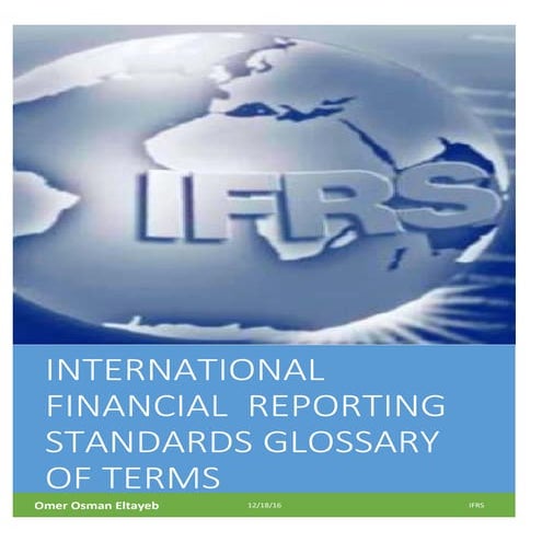 IFRS GLOSSARY | PDF