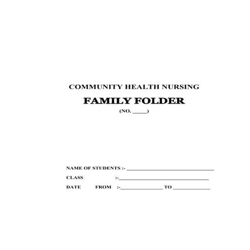 664106471-Family-Folder.pdf community health nursing | PDF