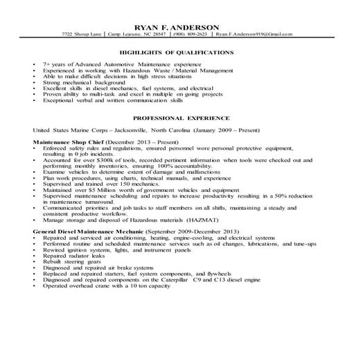 Resume-Ryan 3521 | PDF