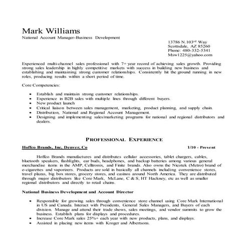 Mark Resume 4 | DOCX