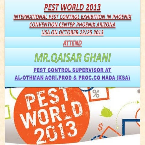 PEST WORLD 2013 EXHIBITION IN USA | PPT
