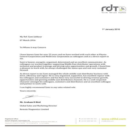 Graham Reference Letter | PDF