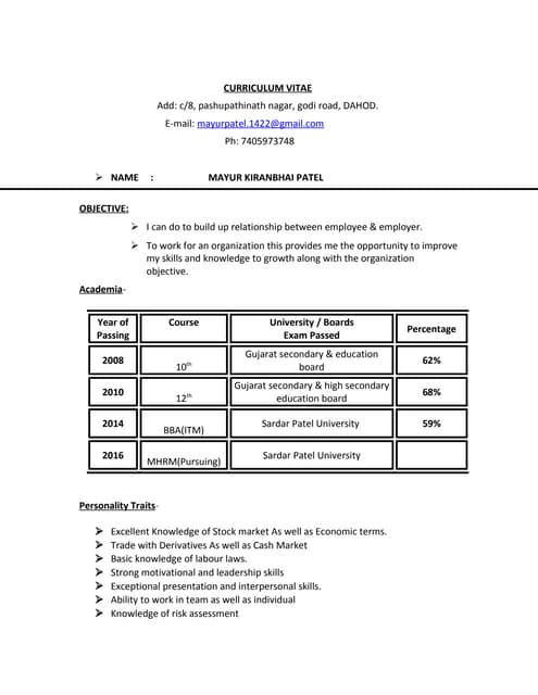 Capgemini internship letter | PDF