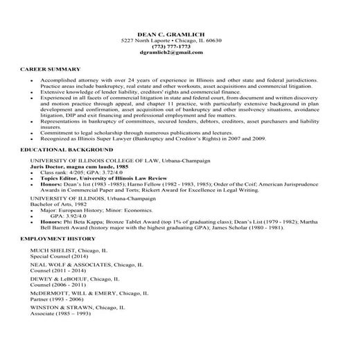 Resume Rafferty | PDF