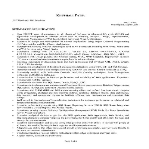 Khushali Patel-resume- | DOC