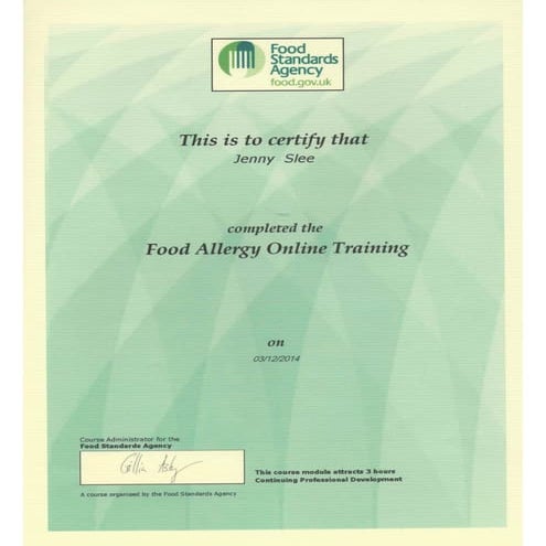FSA Food Allergy Online Training | PDF