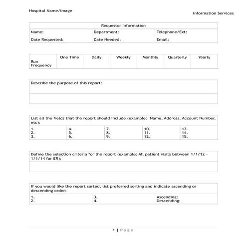 Report Request Form (NPR:DR) | PDF