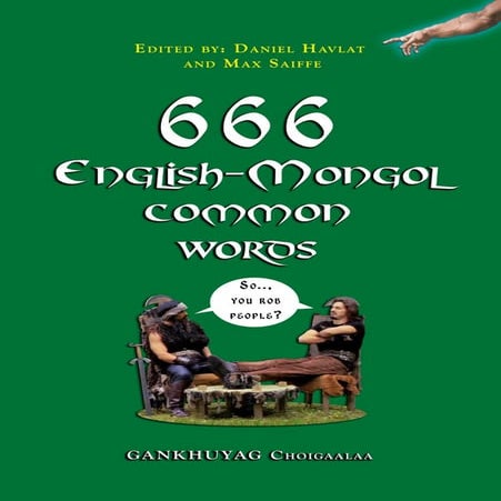 666 English Mongol common words dictionary | PDF