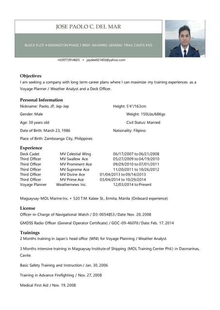 resume update (1) | PDF