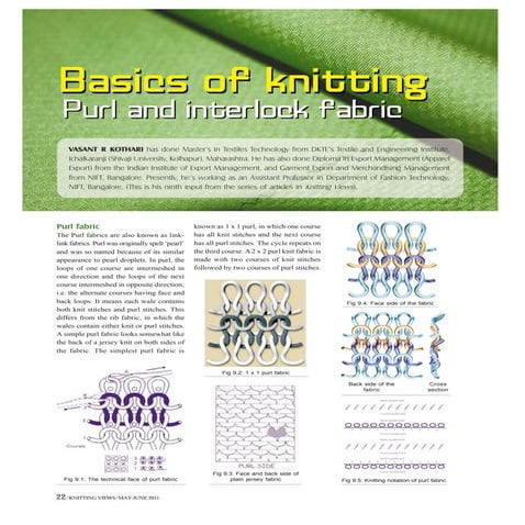 basics-of-knitting-purl-and-interlock-fabric | PDF