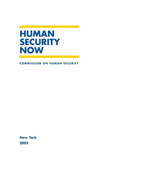 Human security | PPT