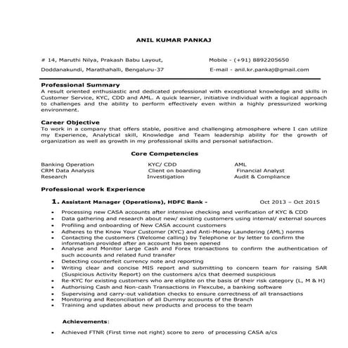 Mohana Resume V1-2016 | DOC