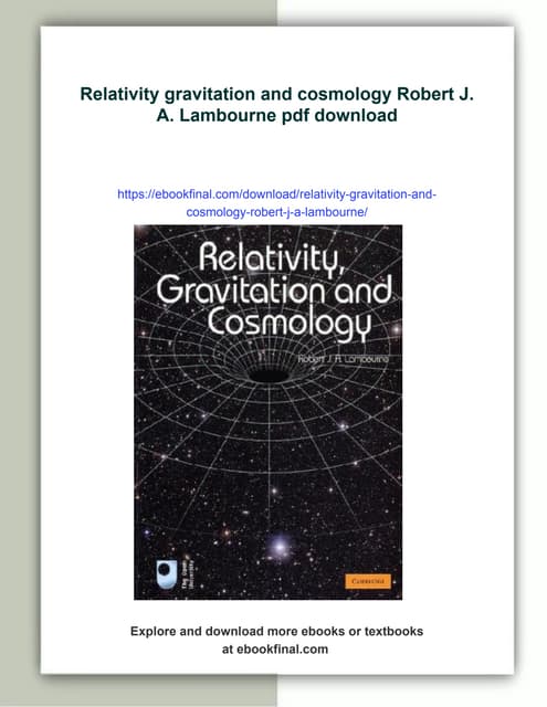GENERAL THEORY OF RELATIVITY, GTR, GRAVITY, SPACE TIME THEORY ...