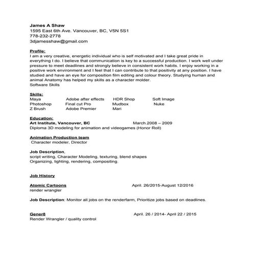 JamesShawResume | PDF