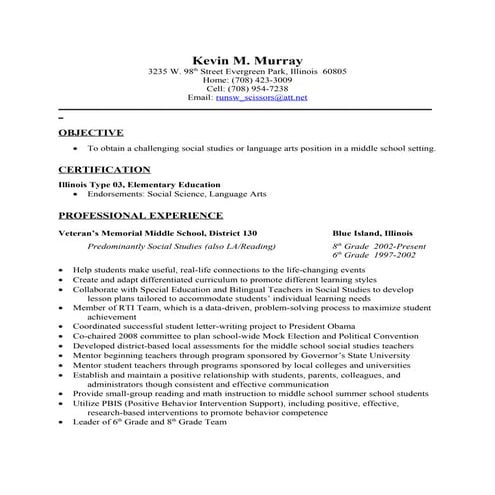 Resume CV | DOCX