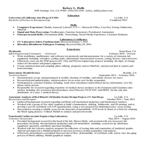Kelsey L. Dolk Resume Revised | DOCX