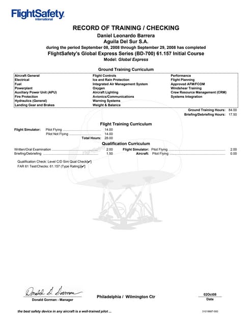 RECORD TRAINING | PDF