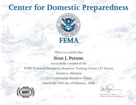 Emergency Medical Technician Program Certificate | PDF