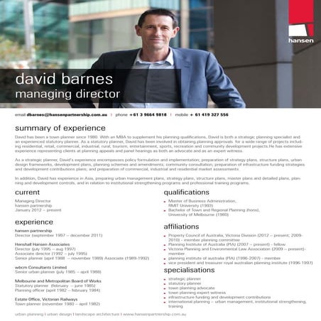Abridged CV January 2016 | PDF