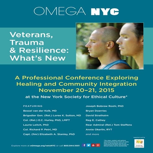 Veterans, Trauma & Resilience Flyer | PDF