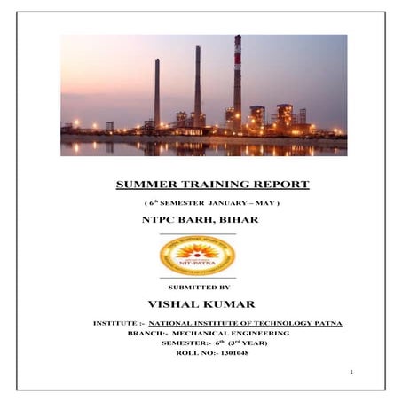 NTPC PROJECT.. | PDF