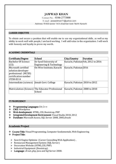 CV of Nitin | PDF