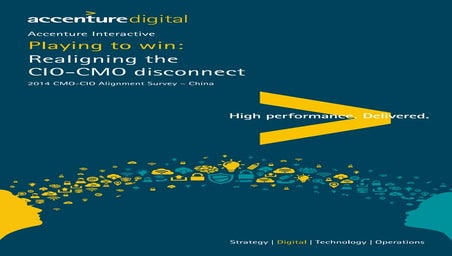 Accenture interactive: Cutting across the CMO - CIO divide ...